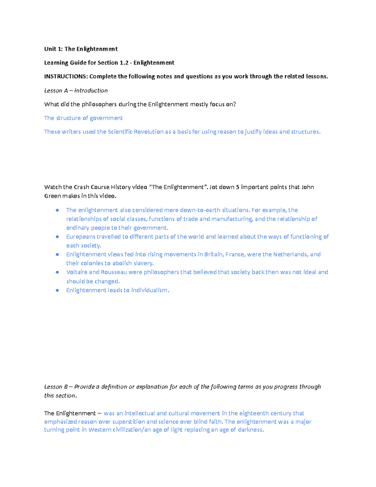 History 10 1.2 Learning Guide 9cc1eddfb 76eea54b2a609916 b54e33e - Unit ...