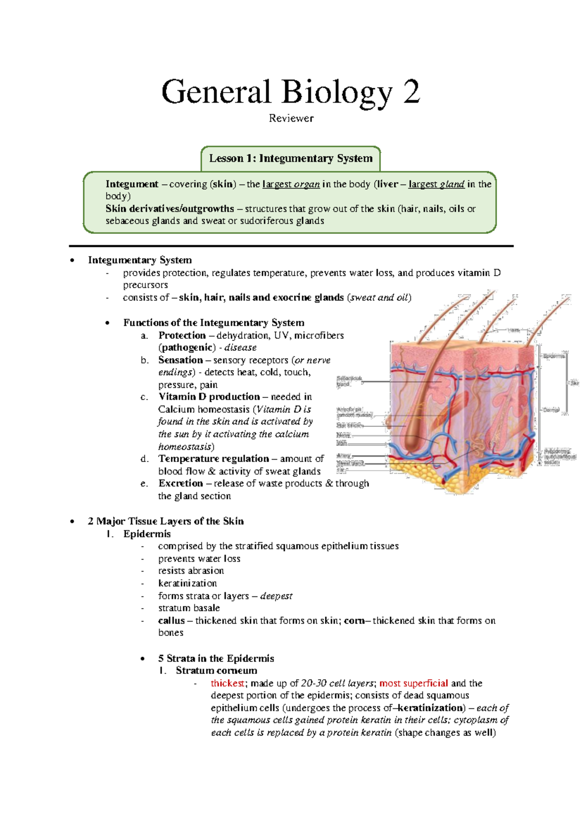 General Biology 2 reviewer - General Biology 2 Reviewer Lesson 1 ...
