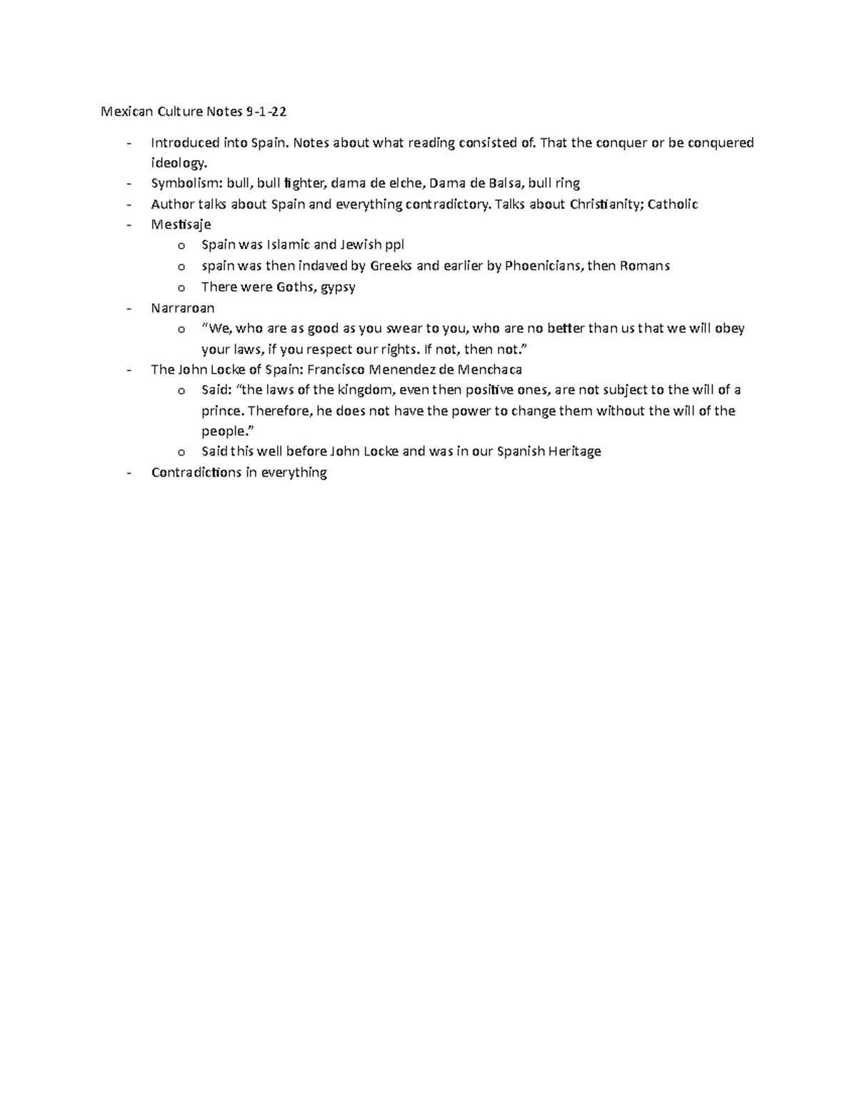 Mexican Culture Notes 9-1 - Mexican Culture Notes 9-1- Introduced into ...