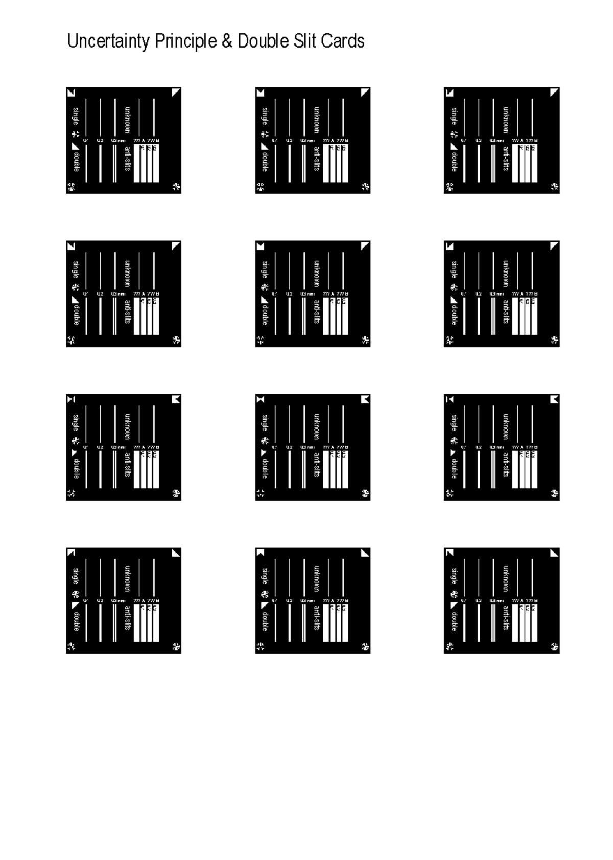 6 Uncertainty-slits-tracing-print canvas - Uncertainty Principle ...
