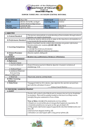 Quarter 4 Module 4 activity - QUARTER 4 MODULE 4 : MENDELIAN GENETICS ...