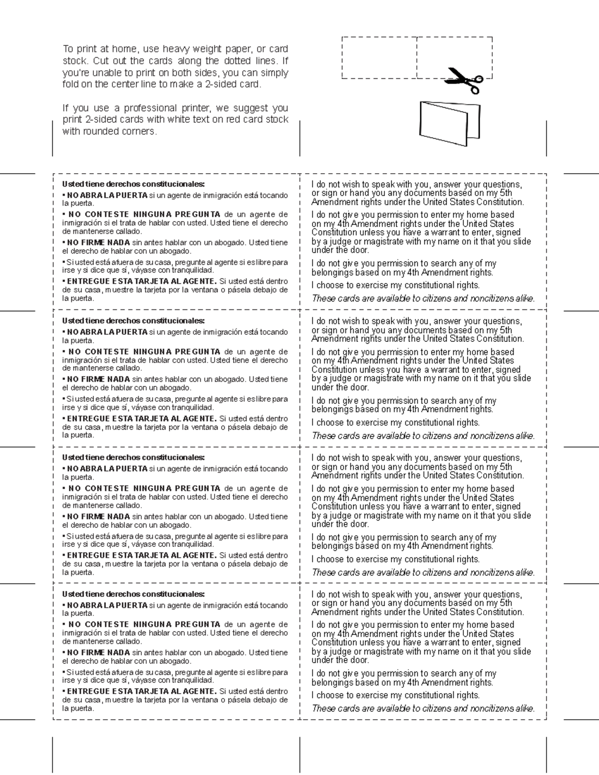 2010 21- ilrc-red card template-spanish-v2 - Usted tiene derechos ...