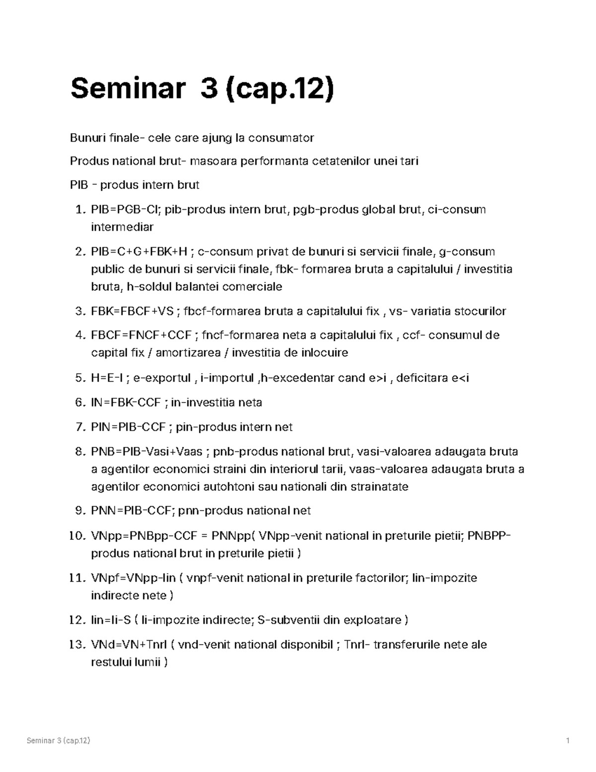 Seminar 3 (cap - Formule - Seminar 3 (cap 1 Seminar 3 (cap) Bunuri finale- cele care ajung la ...