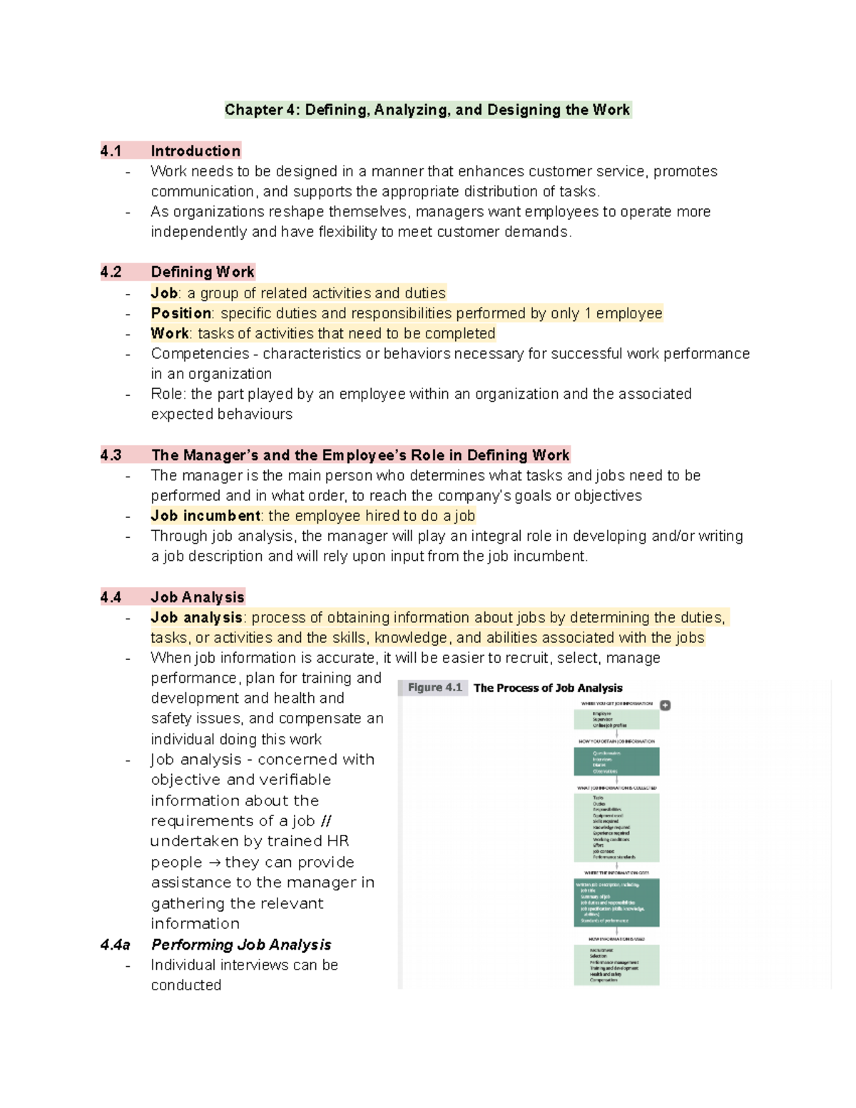 CMHR523 - Week 2 Reading - Chapter 4: Defining, Analyzing, and Designing the Work 4 Introduction ...