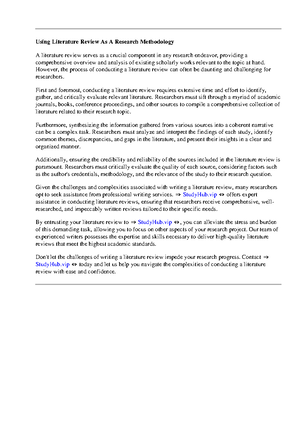 Literature Review Summary Chart - Struggling with writing a literature ...