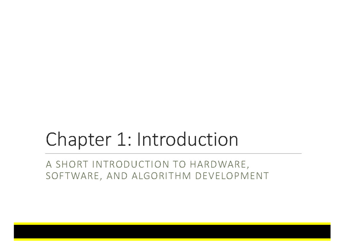 01 Introduction - Introduzione - Chapter 1: Introduction A SHORT ...