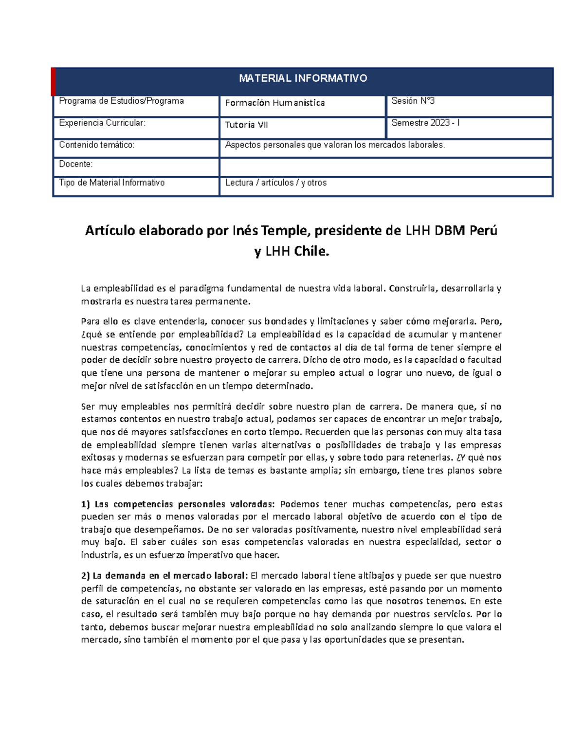 Material Informativo 03 - MATERIAL INFORMATIVO Programa de Estudios ...