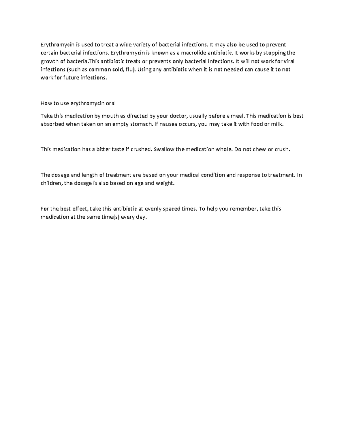 pharmacology about erythromycin defi - Erythromycin is used to treat a ...