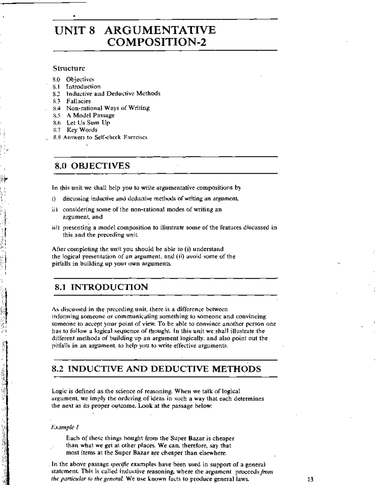 Foundation course in English -FEG 02, Block -2, Unit -2,Argumentative ...