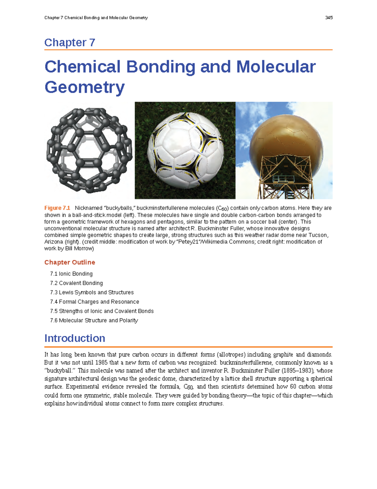 Chapter 7-Chemical Bonding-Molecular Geometry - Chapter 7 Chemical ...