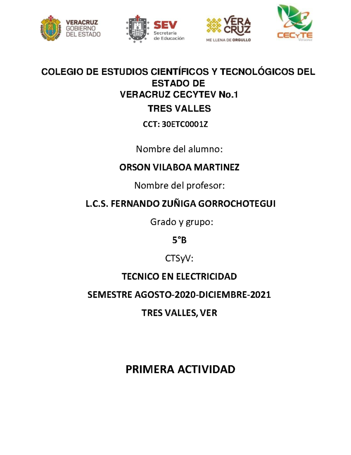 Actividad 1 Orson Vilaboa Martinez 5°B - COLEGIO DE ESTUDIOS ...