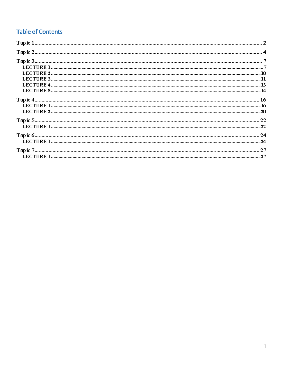 Learning-objectives - Learning-objectives - Table of Contents Topic ...