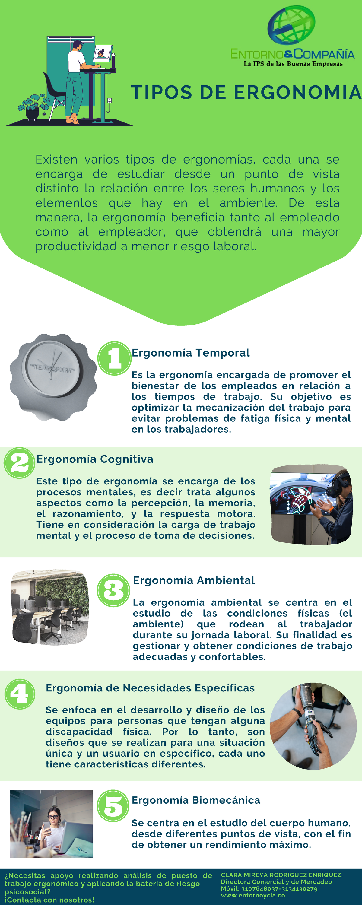 10 Tipos de ergonomía y cómo benefician la productividad - Existen ...