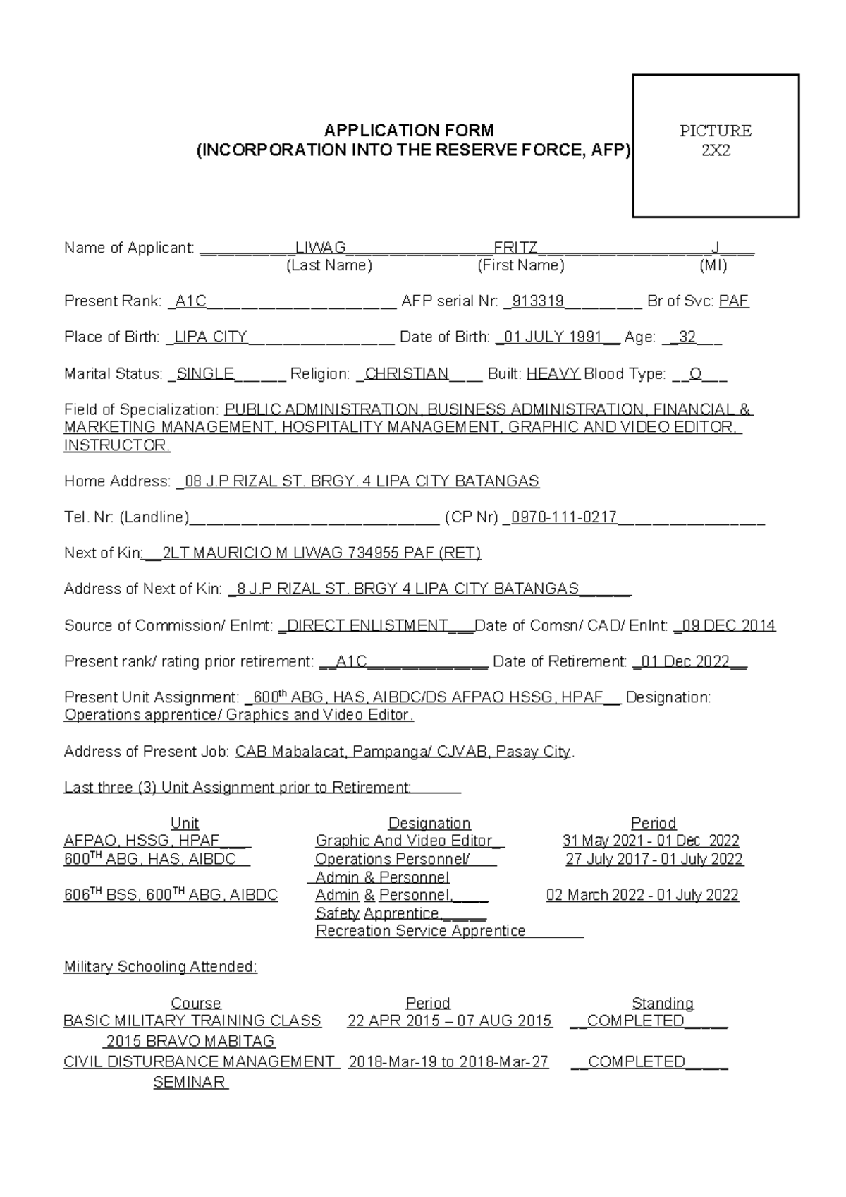 New Application for Incorporation 2023 - APPLICATION FORM ...