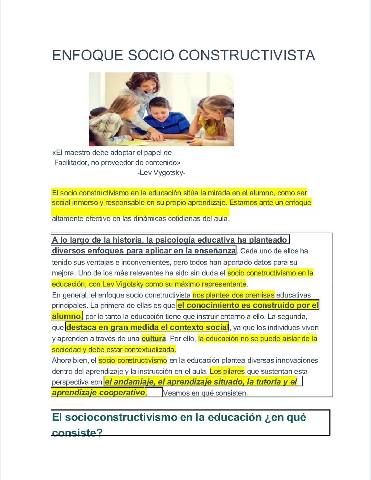 Pdf-enfoque-socio-constructivista compress - MONHQ]M [HKBH KHO[TP]KTB^B[TAMONHQ]M [HKBH - Studocu