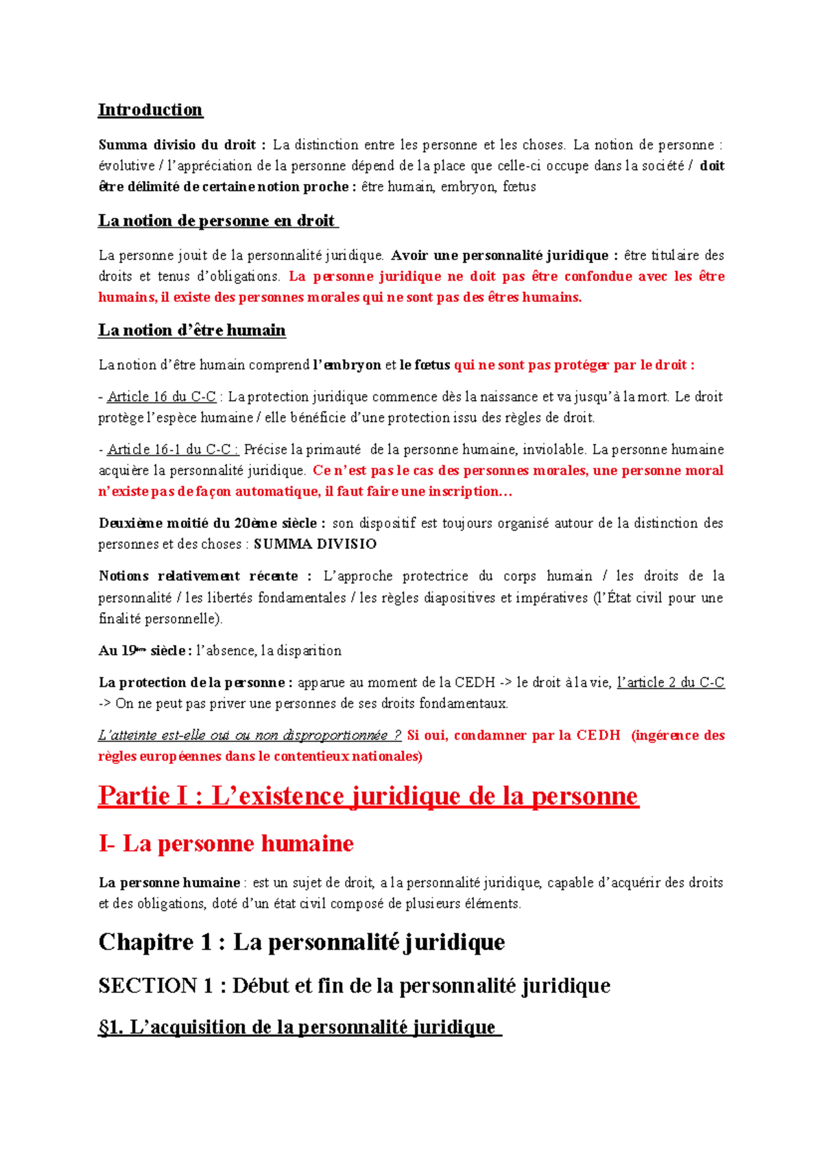 Introduction - Introduction Summa divisio du droit : La distinction ...