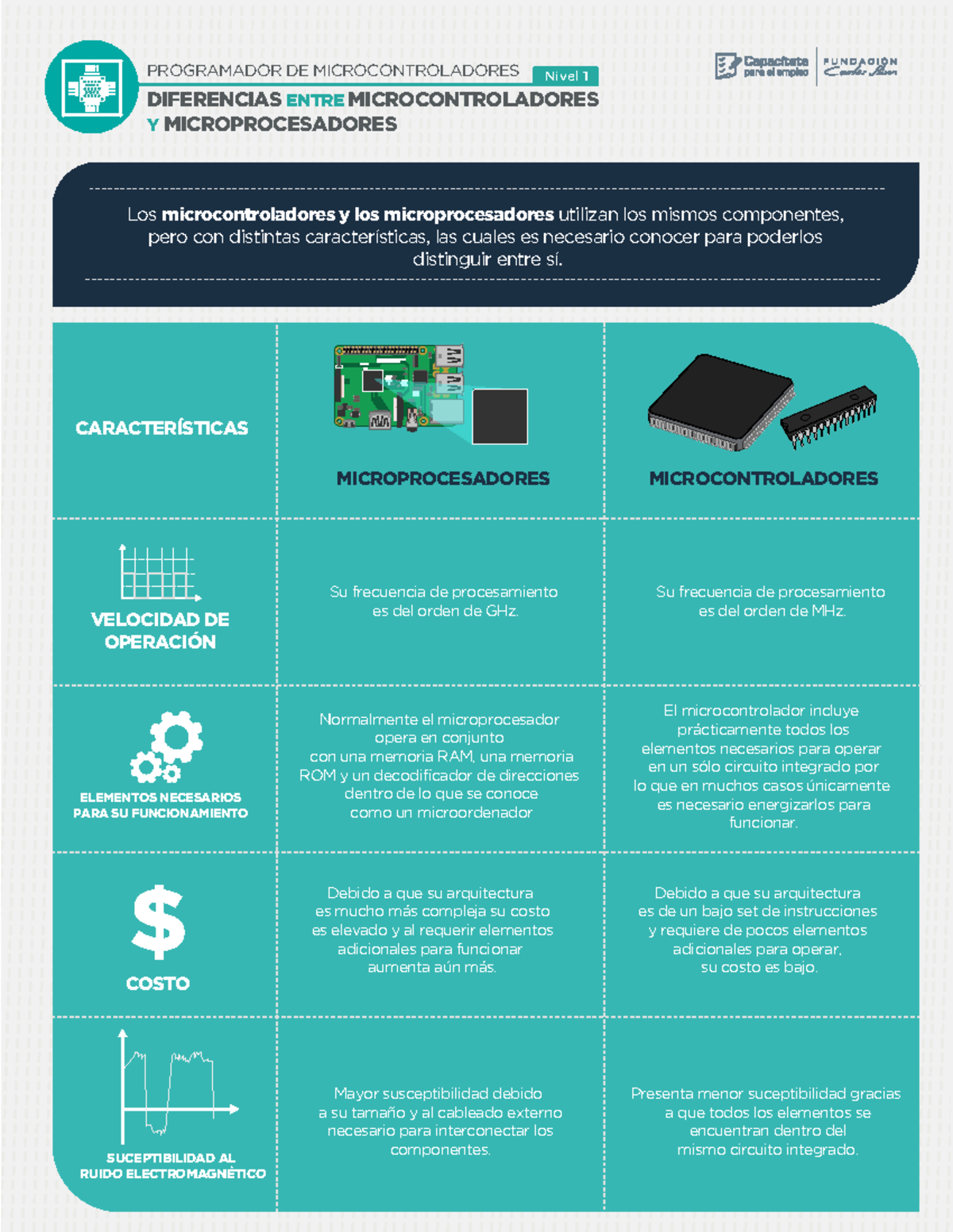 Diferencias entre microcontroladores y microprocesadores - PROGRAMADOR ...