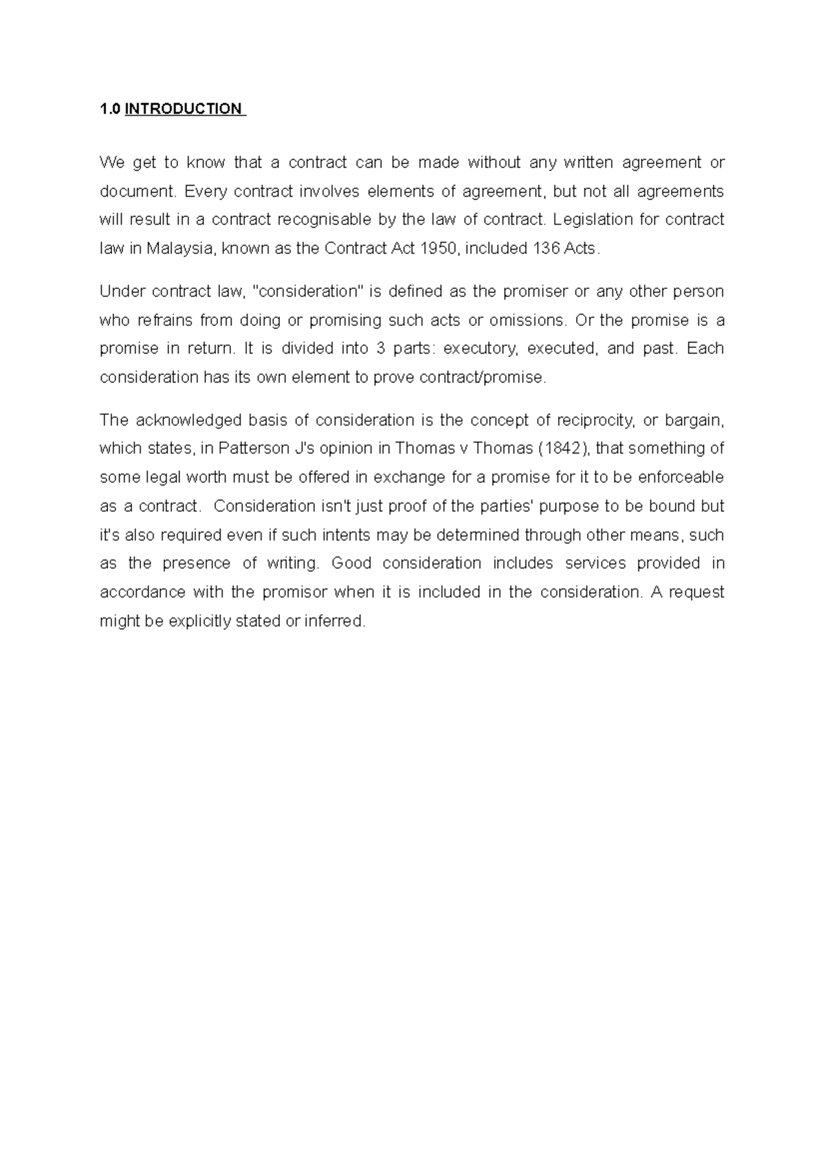 Intro TO LAW 2 Assignment 2 Report - 1 INTRODUCTION We get to know that ...