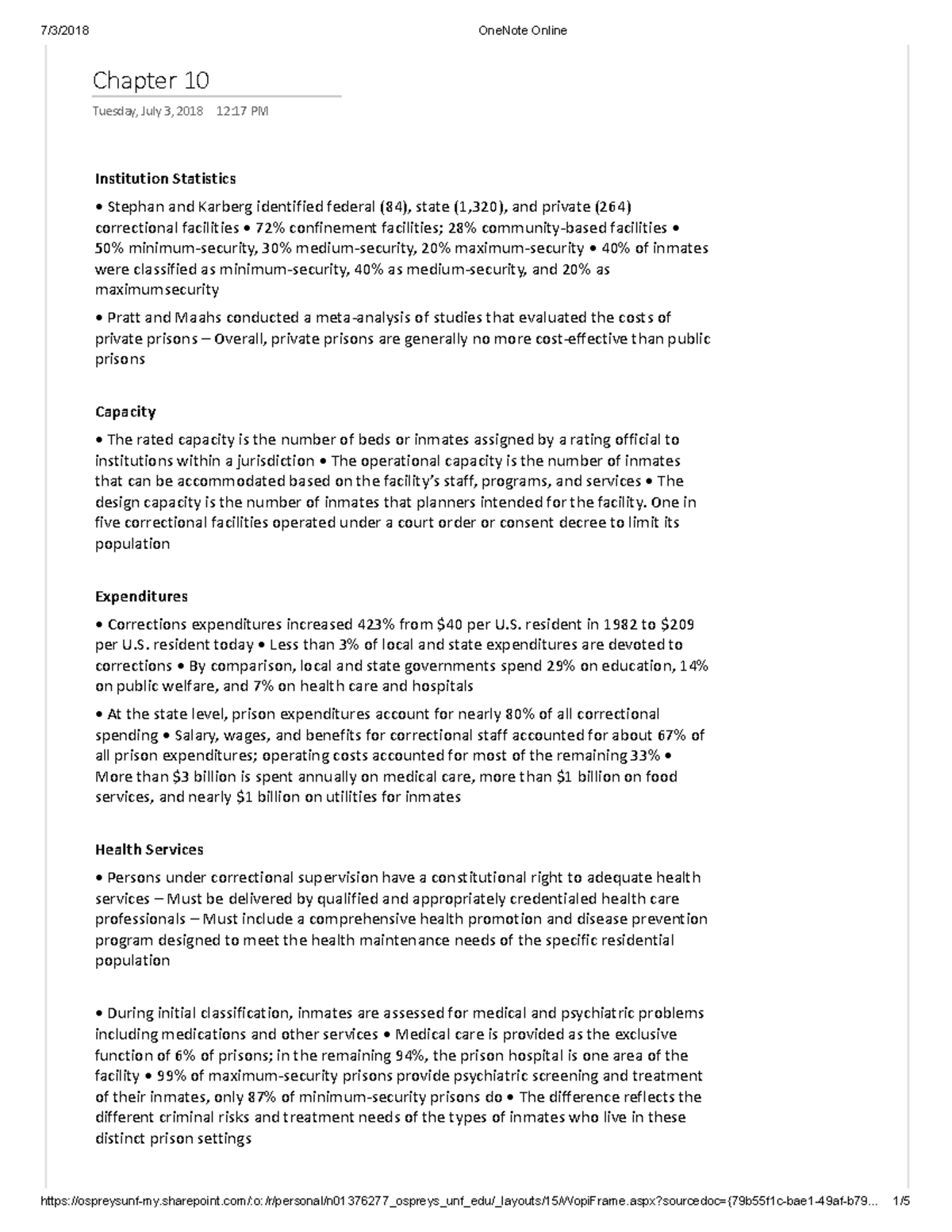 Chapter 10 notes corrections - 7/3/2018 OneNote Online Chapter 10 ...