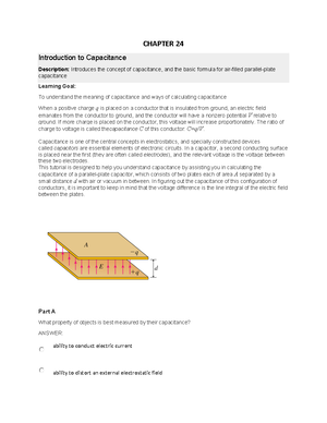University Physics 2 - Tutorial 21 Solns - CHAPTER Coulomb's Law Tutorial Description: Use ...