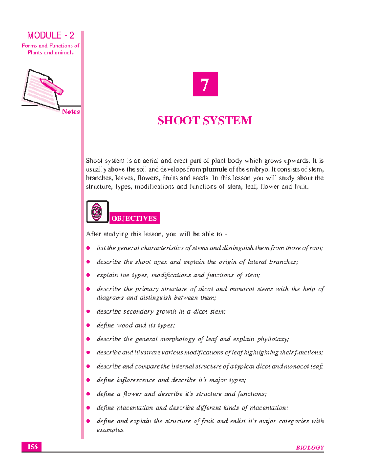 Shoot system - Plants - Notes Forms and Functions of Plants and animals ...