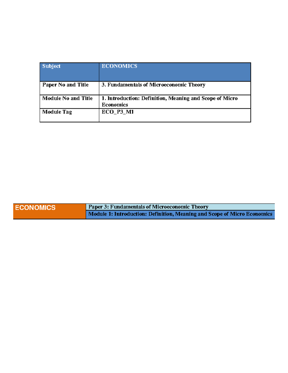 Introduction Definition Meaning And Scope Of Micro Economics StuDocu