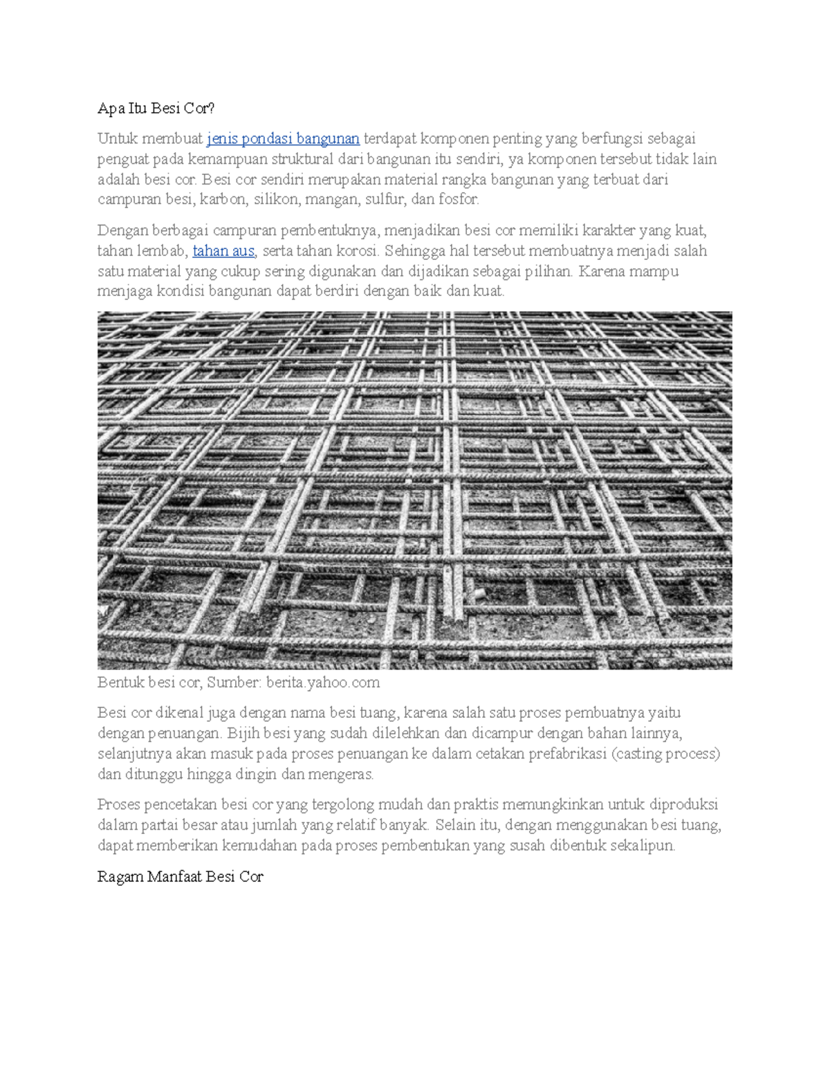 Apa Itu Besi Cor - tugas mekanika dan pengertian besi cor - Apa Itu ...