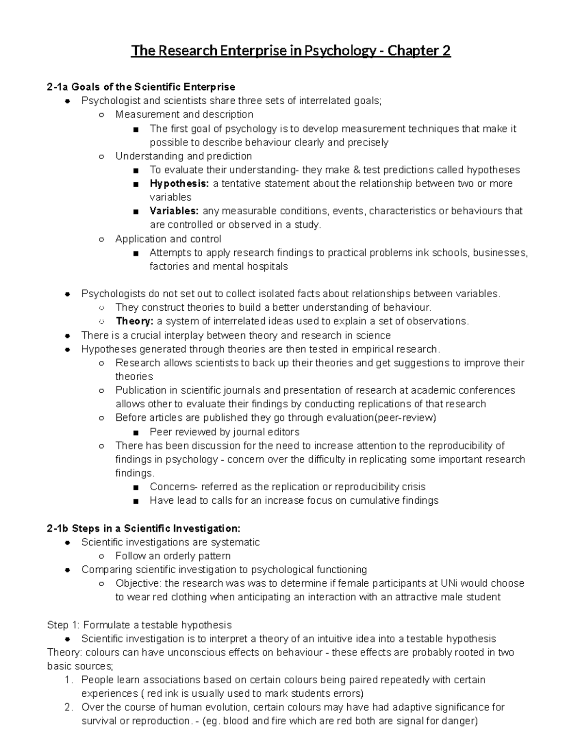 Chapter 2- The Research Enterprise in Psychology - The Research ...