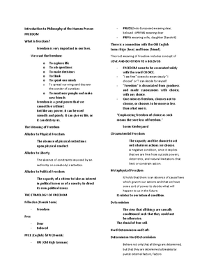 Introduction to Philosophy The human person - Introduction to ...