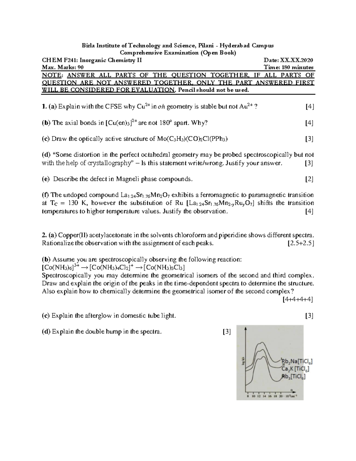 Compre-2 - These are previous year question papers - Birla Institute of Technology and Science ...