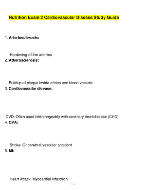 Nutrition Management for Cardiovascular Disease Summaries - John's wort ...