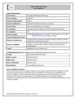 Galen Lab Values - You will need this all through school - Prepared by ...