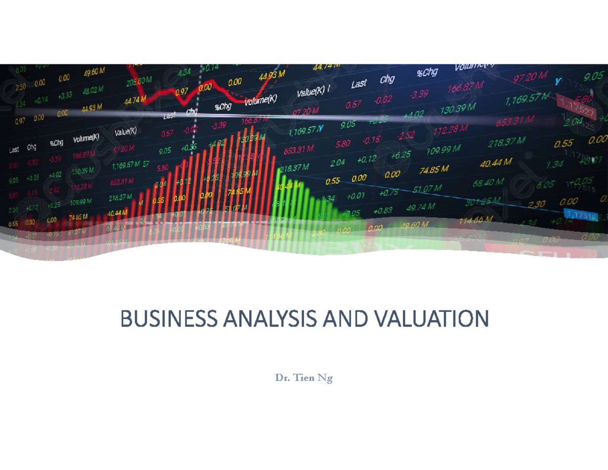 Iubav Lecture 1 Module 1 An introduction to valuation (S2 2023 2024 ...