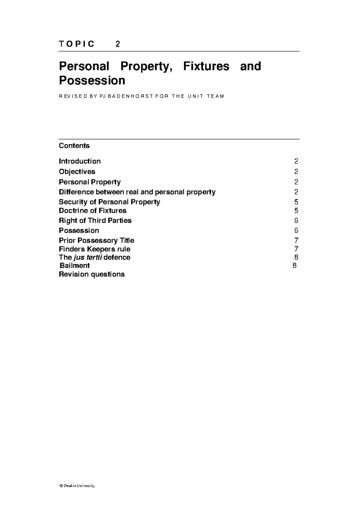 Topic 2 Summary - Warning: TT: undefined function: 32 Warning: Popup annotation has a missing or ...