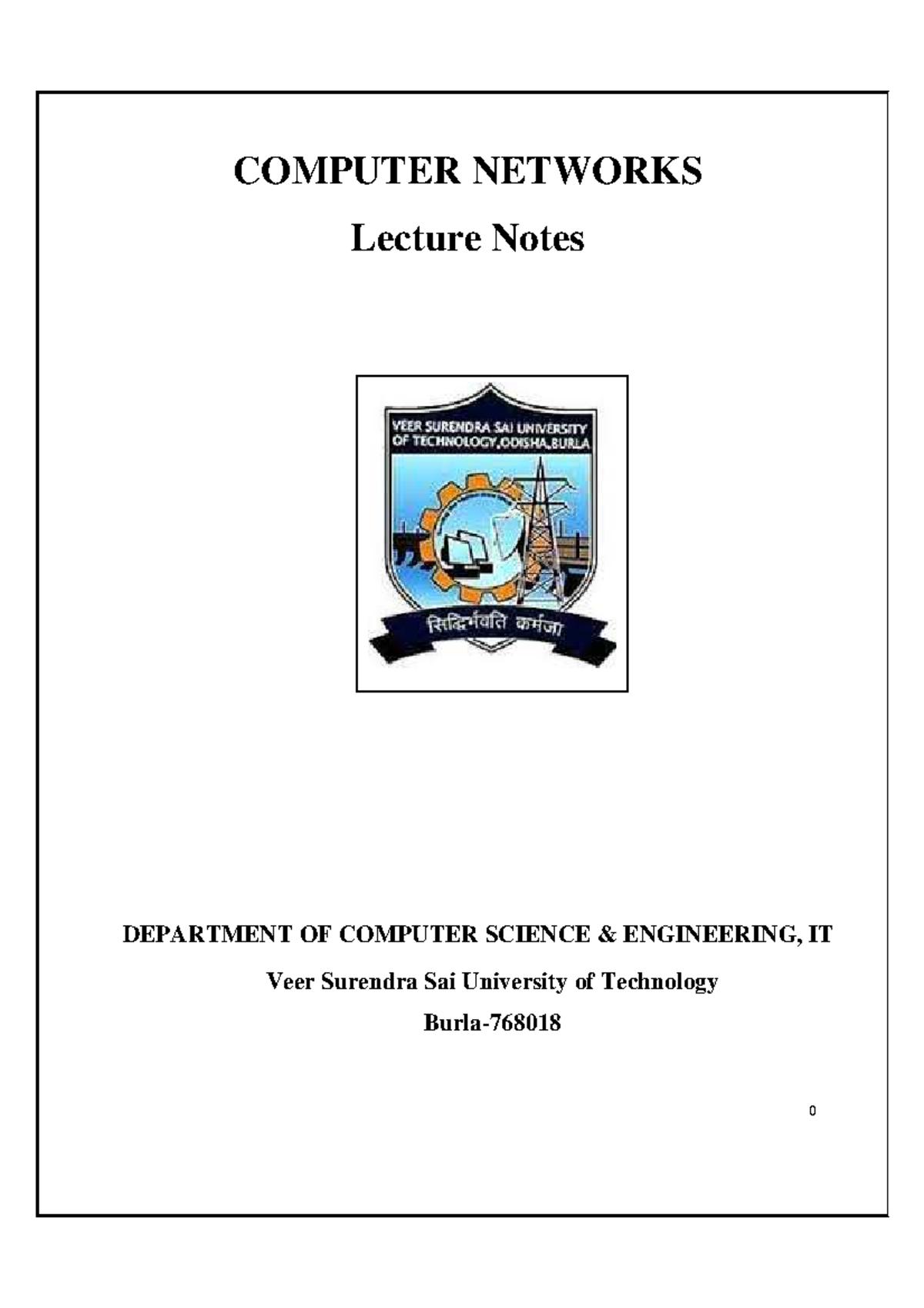 CN notes - jfughsudfjhgushfdu - COMPUTER NETWORKS Lecture Notes ...