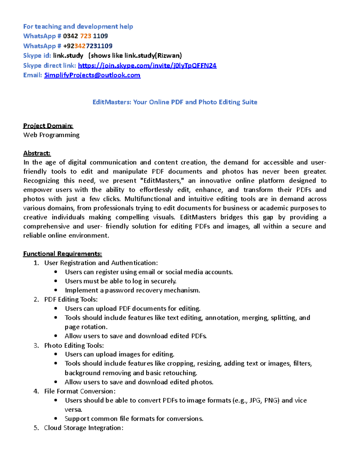 Edit Masters Your Online PDF and Photo Editing Suite - WhatsApp # 0342 723 1109 WhatsApp # +92 ...