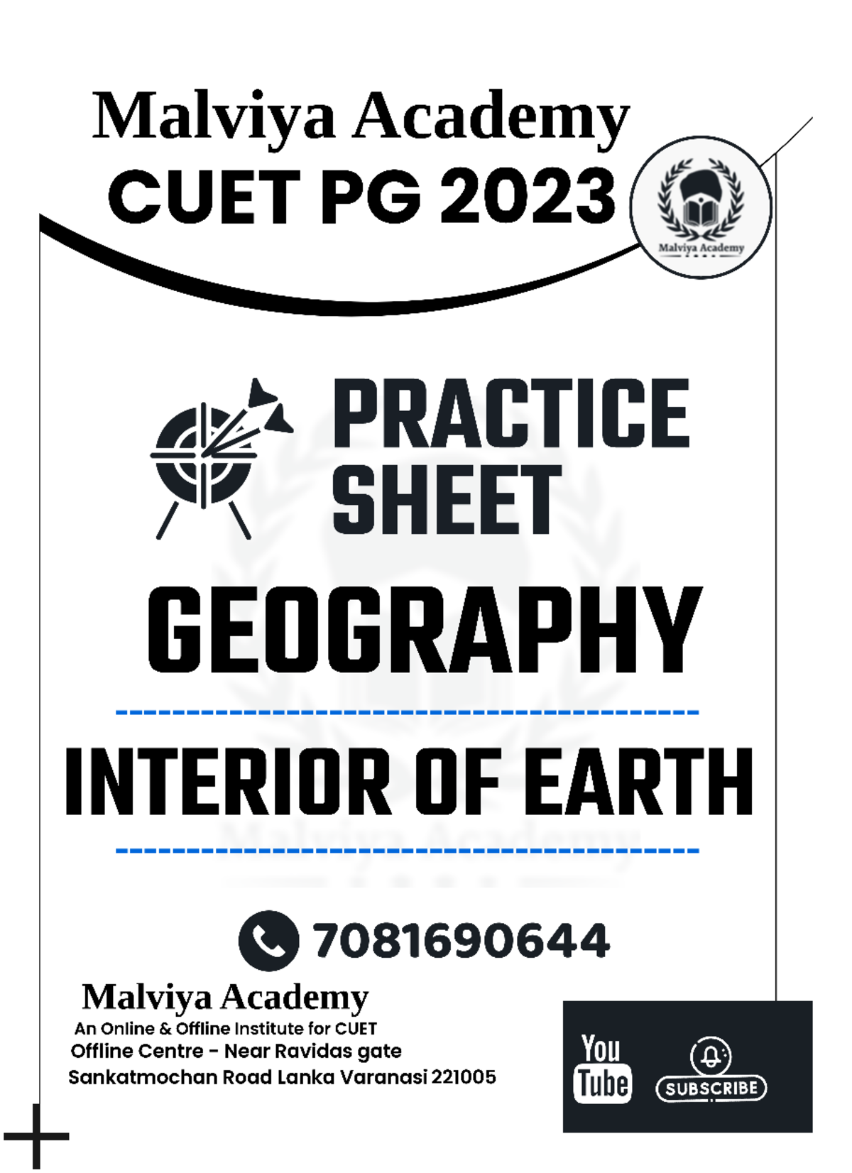 Interior of Earth Practice Sheet 15770432 2023 03 18 17 38 - Q1. Which ...