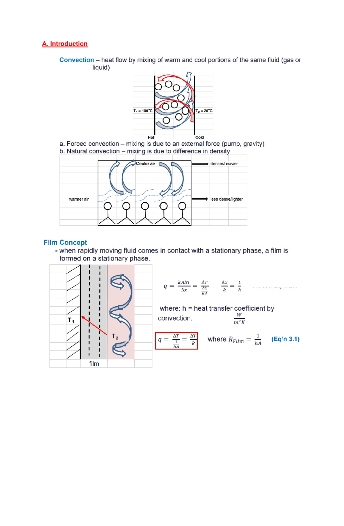 Module No. 2 - Convection - A. Introduction Convection heat flow mixing ...