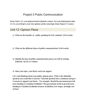 Project 1 Draft template - Running head: FOOD BANK 1 Pre-drafting ...