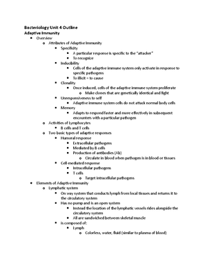 Bact 1 Study Guide - Bacteriology Exam 1 Study Guide Chapter 1: People ...