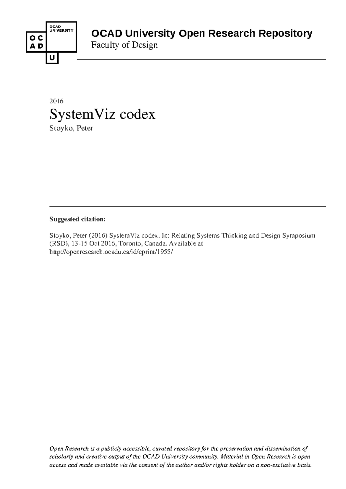 Stoyko Visualizationcodex 2017 - OCAD University Open Research ...