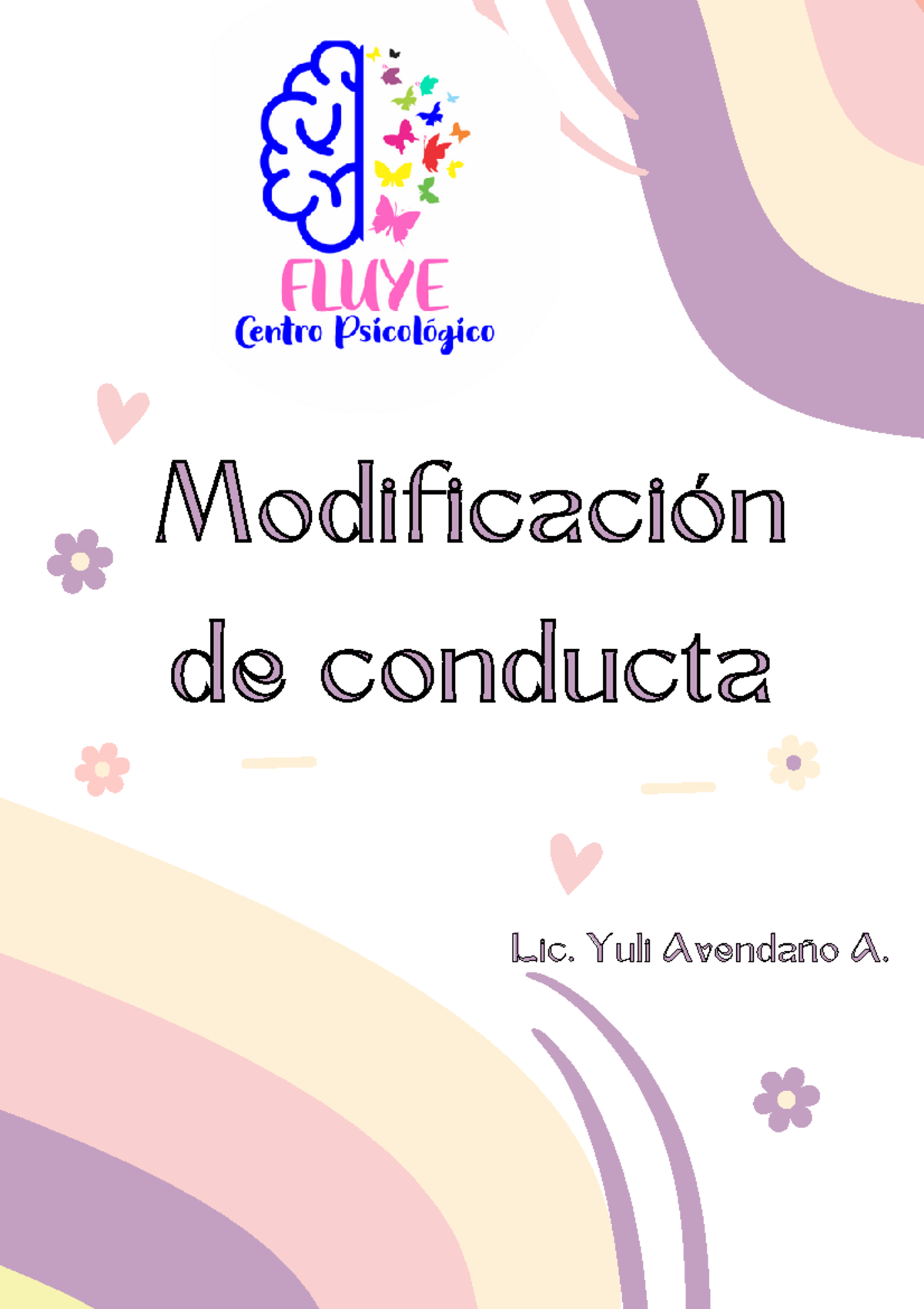 690060022 Cuaderno de Modificacion de Conducta Centro Psicologico Fluye ...