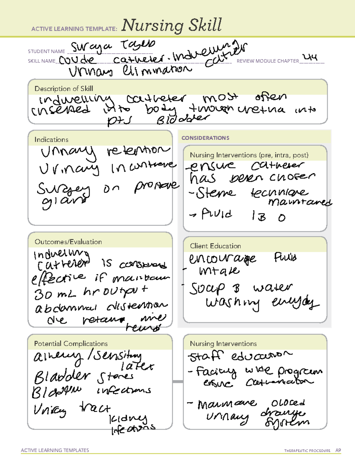 MS 23 - ATI active learning template - ACTIVE LEARNING TEMPLATES ...