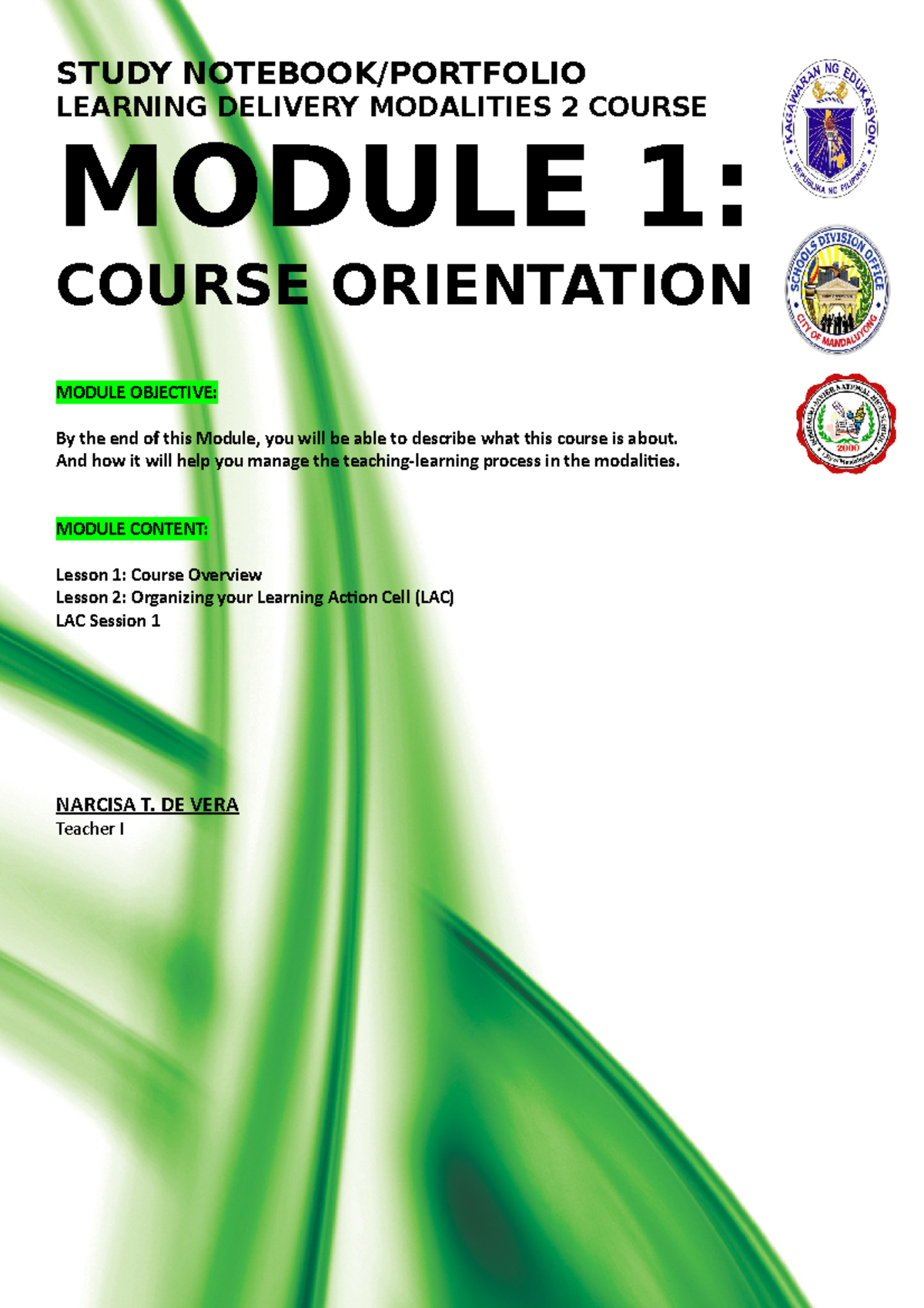 Module-1-Study-Notebook- Narcisa DE VERA - Business Administration ...