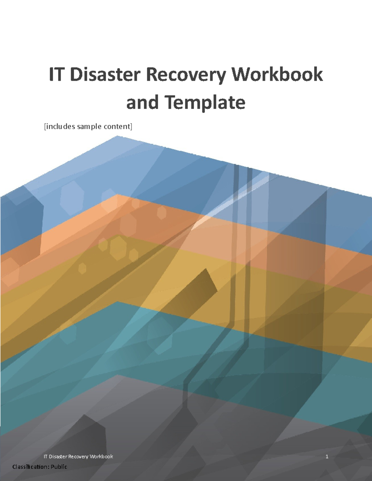 Edc it disaster recovery workbook and template - IT Disaster Recovery ...