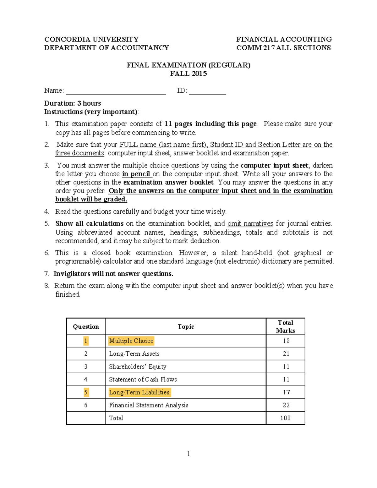 Pdf of COMM217 final exam - COMM 217 - Concordia - Studocu