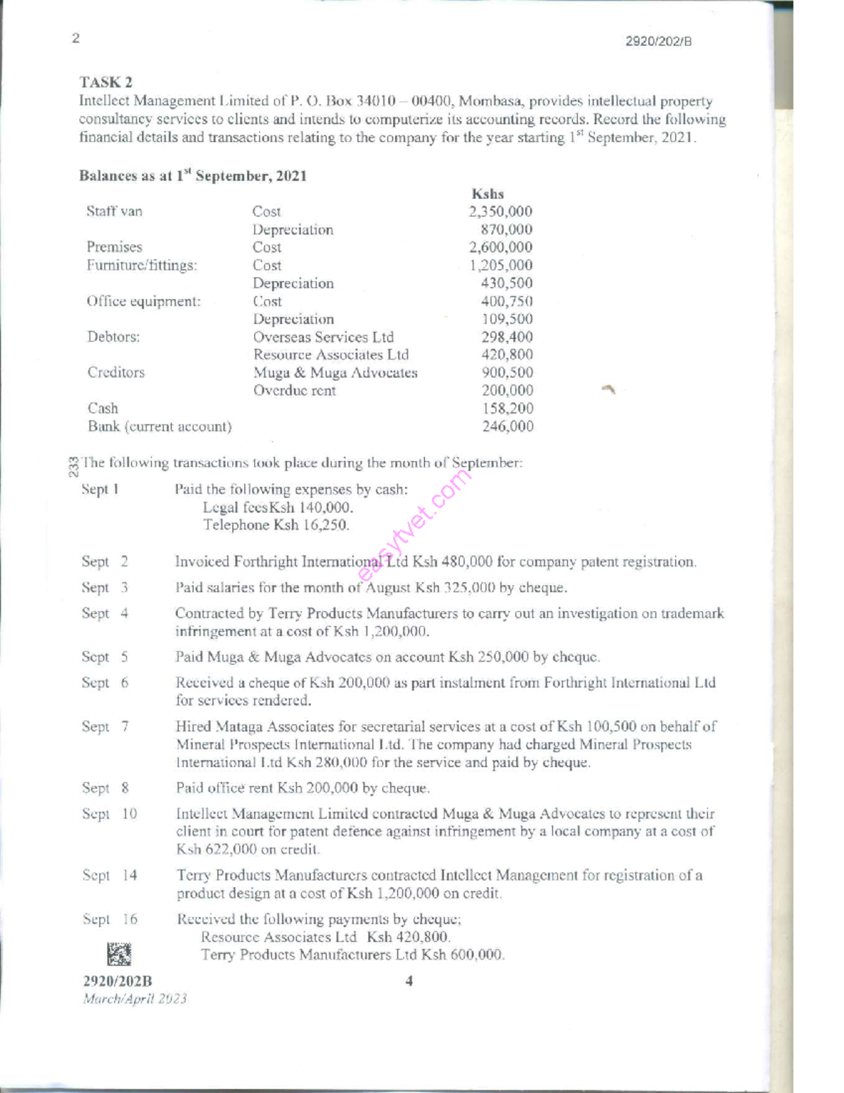 Assignment two AIS - Accounting informations software - easytvet - Studocu