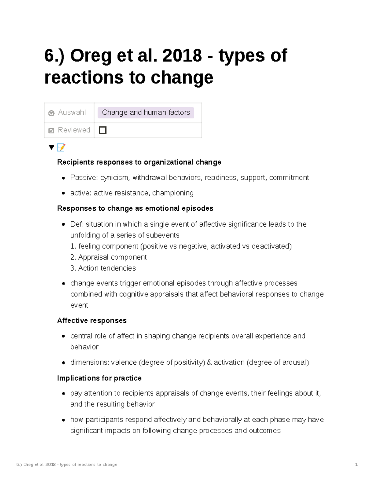 6 ) Oreg et al 2018 - types of reactions to change 10b494f3dd254558 ...