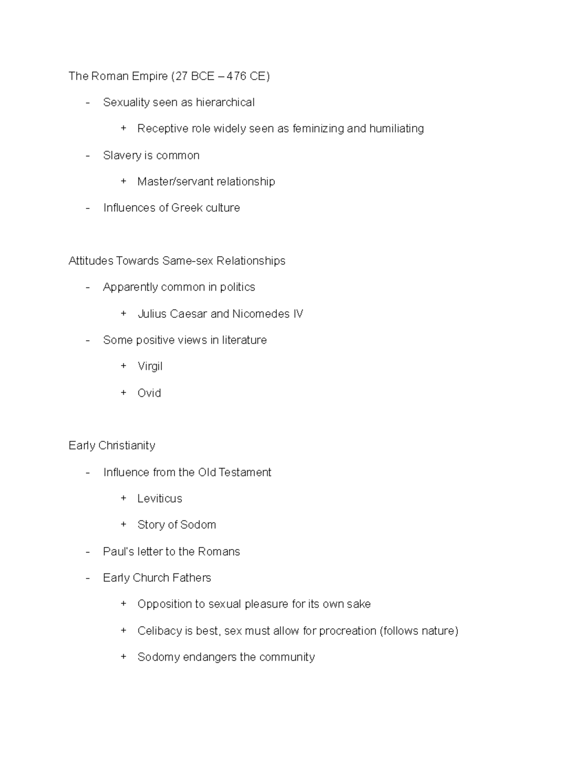 HST 350 Antiquity to The Middle Ages - The Roman Empire (27 BCE – 476 ...