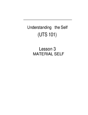 UTS L1 - SOCIOLOGY - LESSON 1: SOCIOLOGY SOCIOLOGY What is Sociology? We were born with a ...